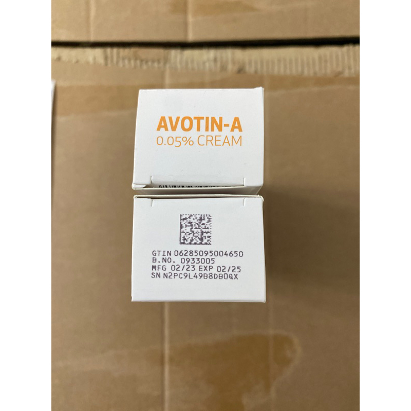 Avotin-A 0.05% Cream 30g for Acne and Aging Skin | Shopee Philippines