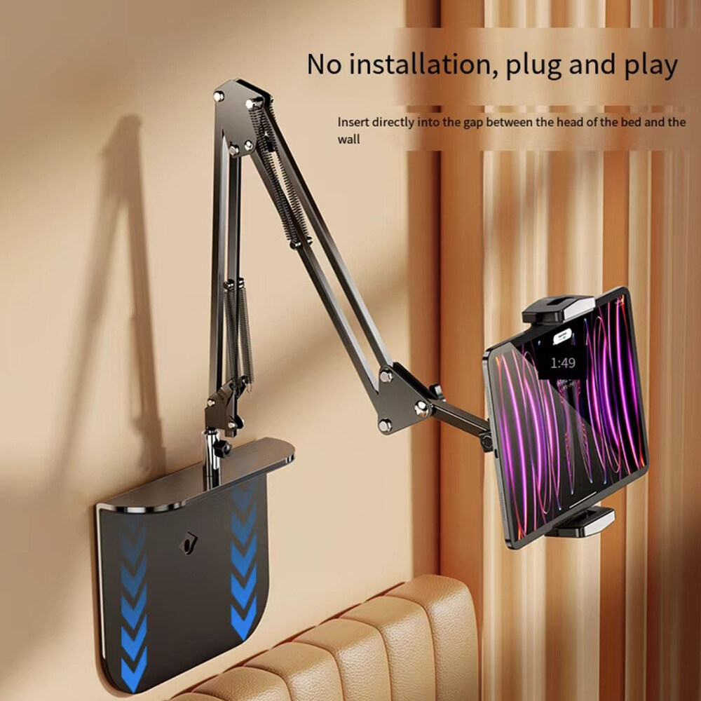 Tablet/Phone Stand Adjustable Long Arm Lazy Holder Stand Desktop ...