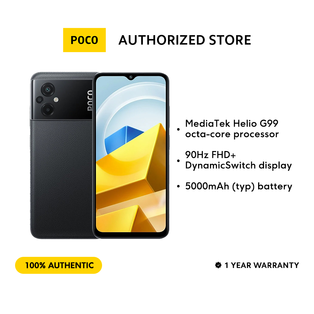 POCO M5 6GB RAM 128GB ROM 6.58" FHD+ DotDrop Display 50MP Triple Camera ...