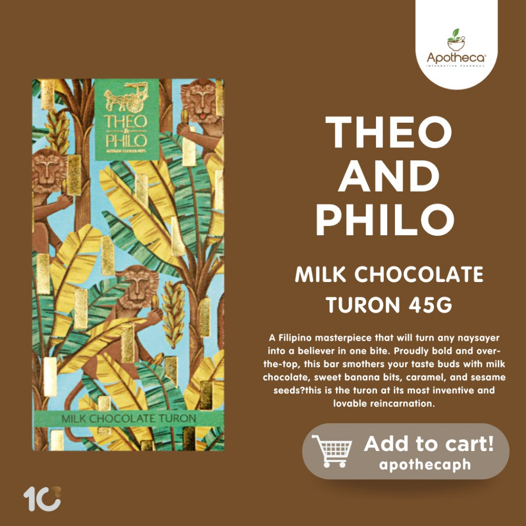 Theo and Philo Milk Chocolate Turon 45g: Filipino-Inspired Chocolate ...