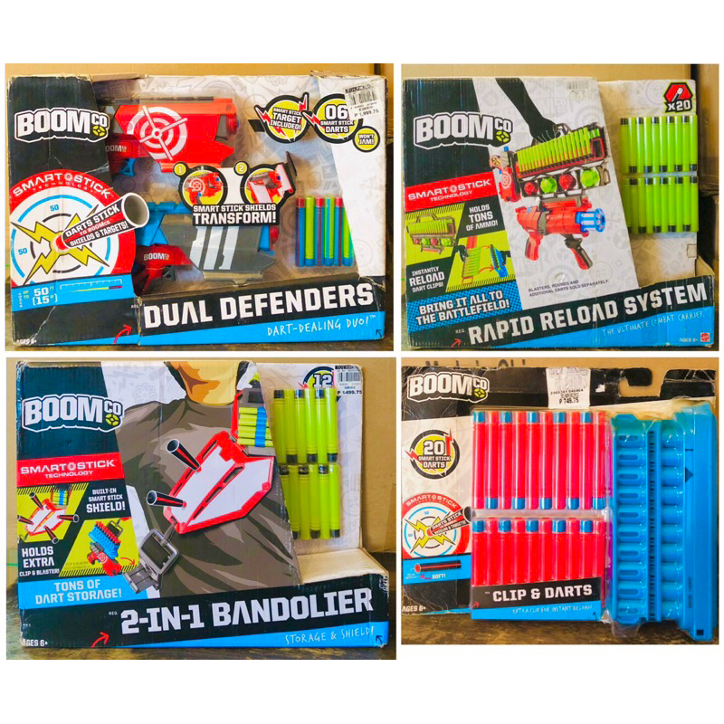 Mattel BOOMCo. Smartstick Accessories and Toy Blasters (Each Sold ...