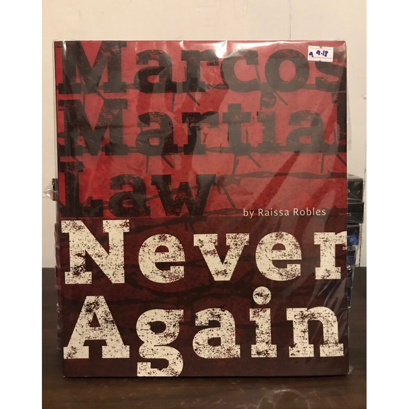 Never Again: Marcos Martial Law by Raissa Robles filipiniana | Shopee ...