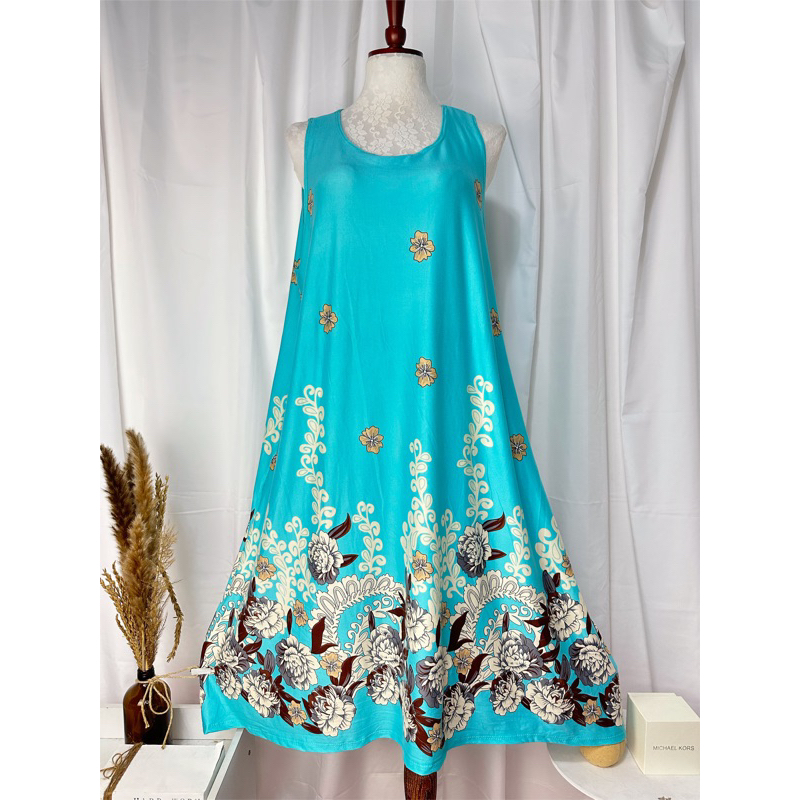 LEONY PLUS SIZE (UPTO 3XL) SLEEVELESS PAMBAHAY DUSTER DRESS WITH TWO ...