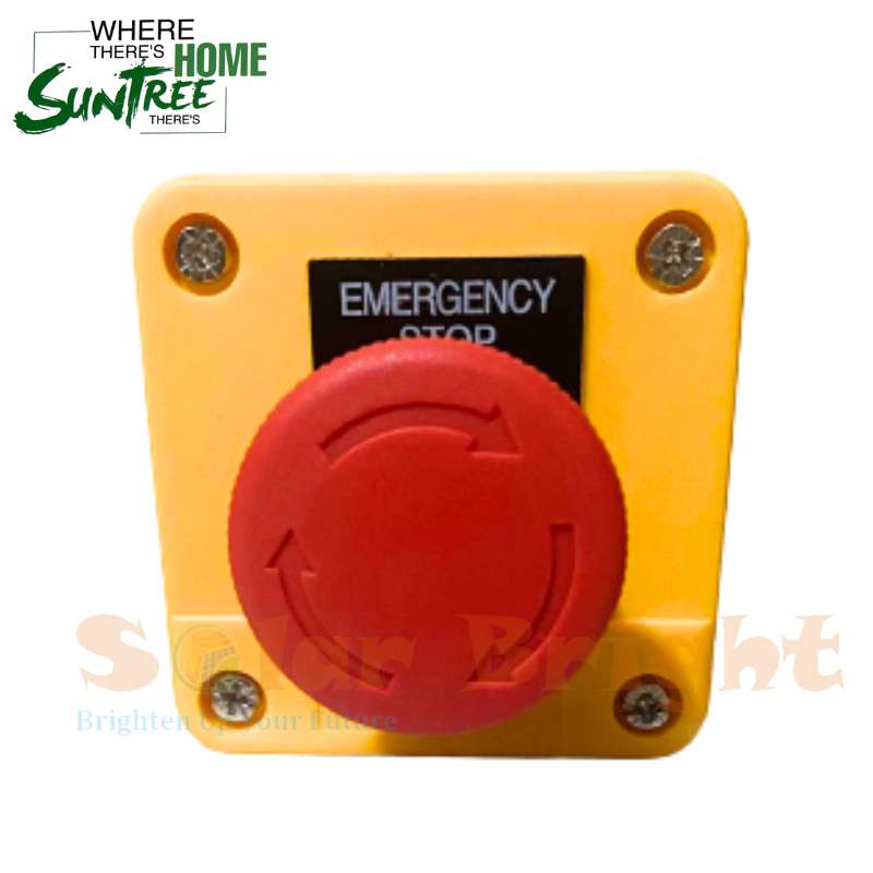 Emergency Stop Switch Control XBZA53 Waterproof Box Mushroom Head Push ...