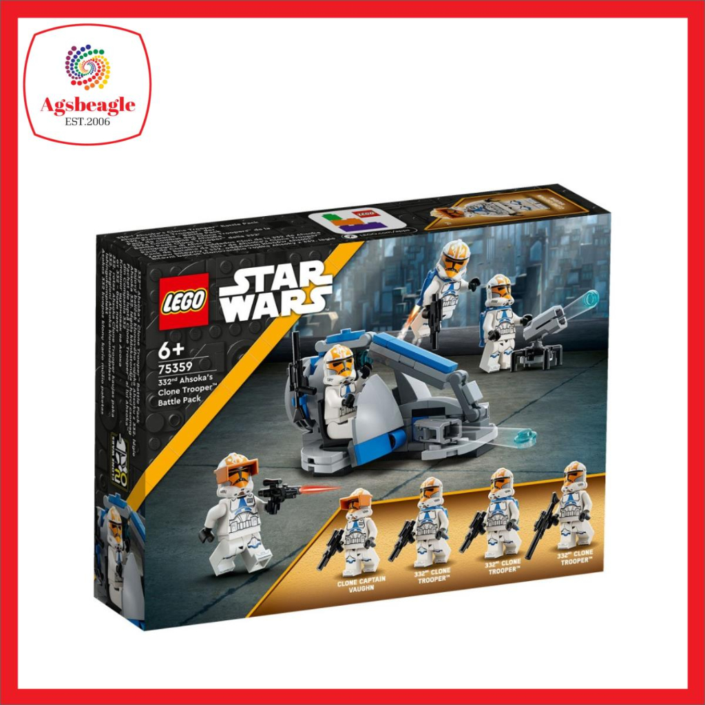 Lego Star Wars 75359 332nd Ahsokas Clone Trooper Battle Pack (2023 ...