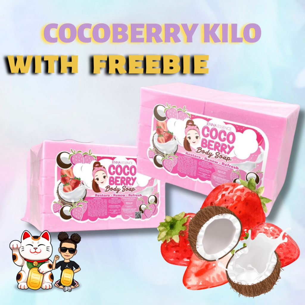 Cocoberry Soap PER KILO by Jenna Essence ( NEW PACKAGING ) 10pcs in 1 ...