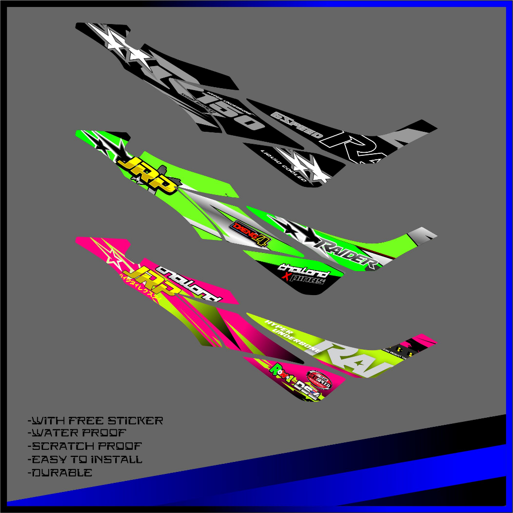 RUSI DL-150 New Sticker Side cover(you can request any design and color ...