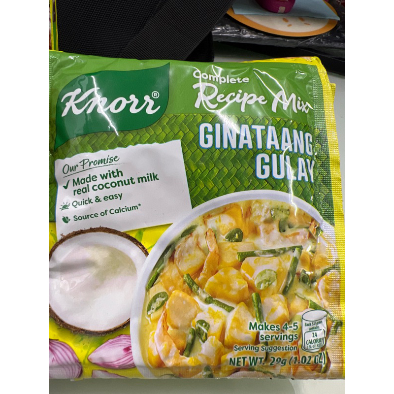 Knorr Ginataang Gulay 29g Complete recipe Mix | Shopee Philippines