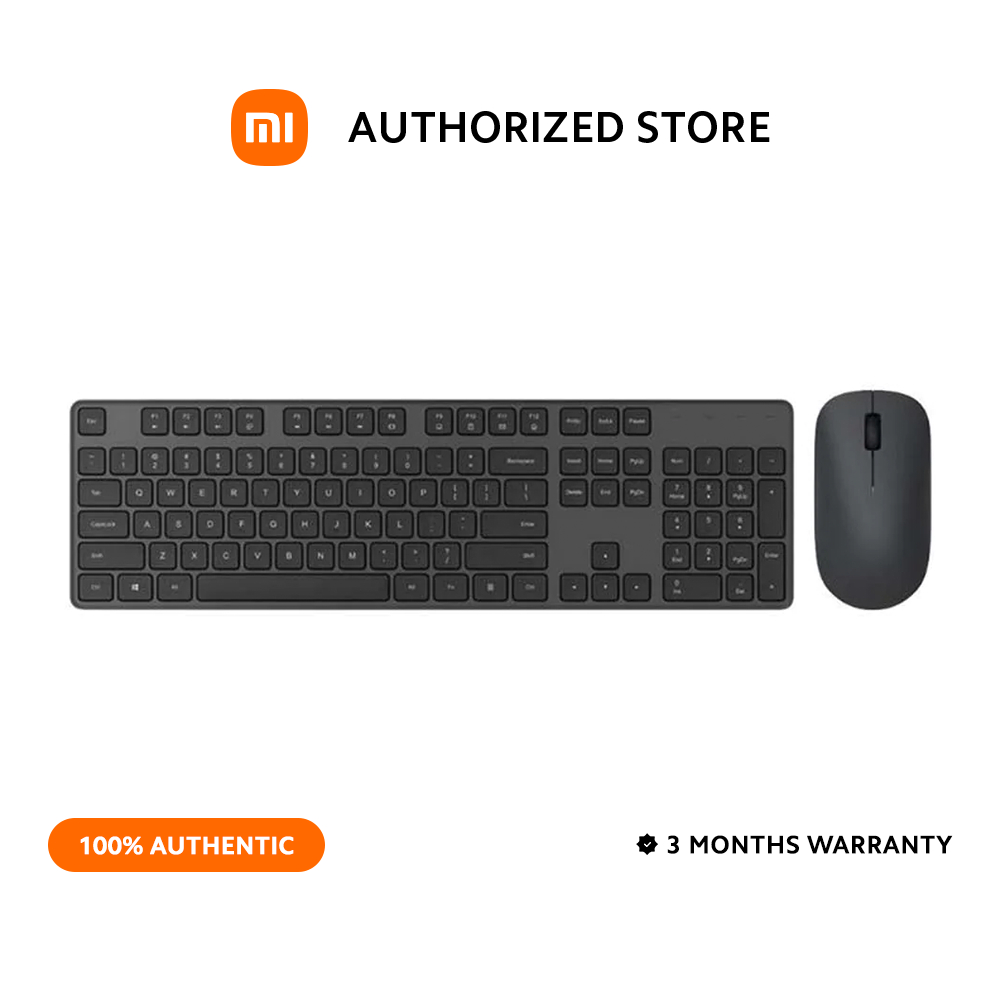 Xiaomi Mi Wireless Keyboard and Mouse Set 2.4GHz 1000DPI Notebook 104 ...