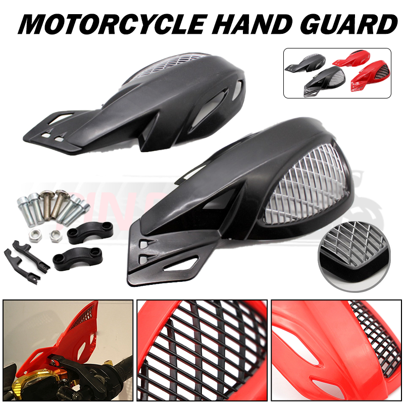 Motorcycle Hand Guard Handle Protector Shield 22mm Universal Windproof ...