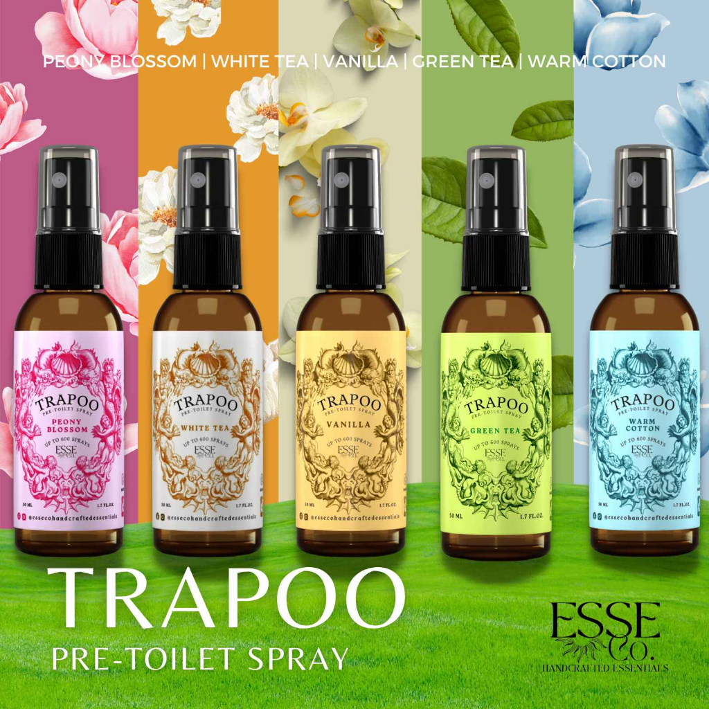 Esse Co Trapoo Pre-Toilet Spray Wholesale Poop Spray 50ML | Shopee ...