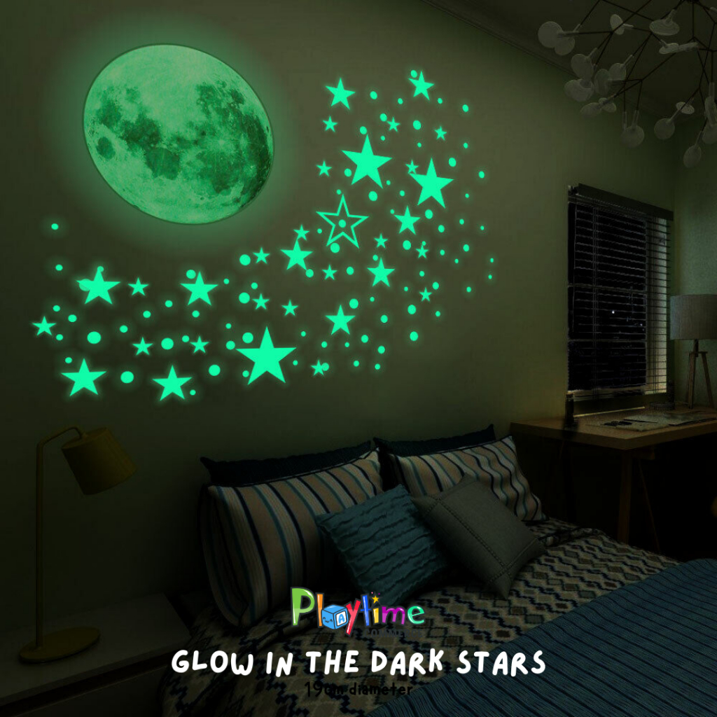 Glow in the Dark Stars Starry Night Star Light Stickers Night Light ...