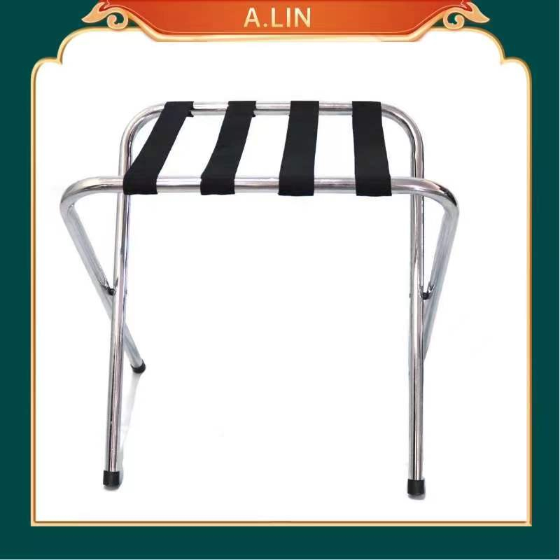 Hotel luggage rack stainless steel storage rack Hotel room folding ...