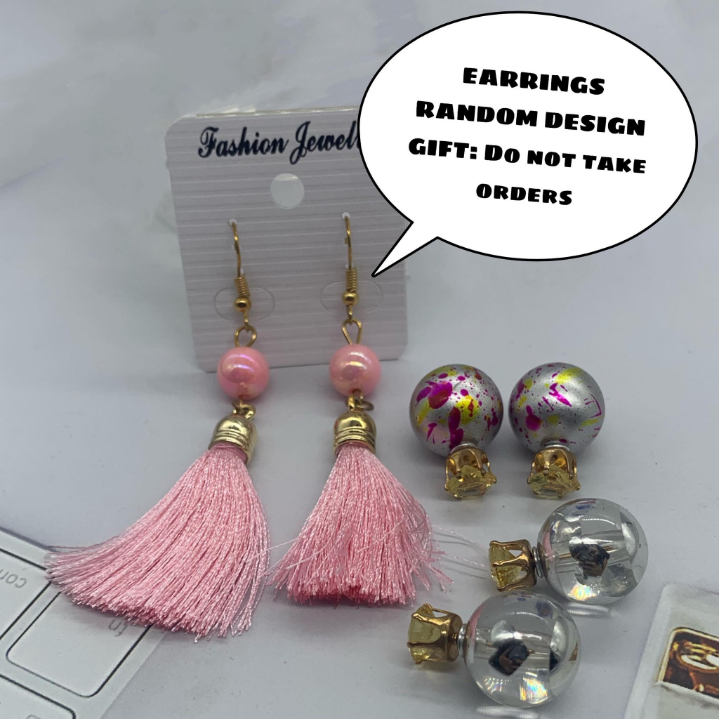 Earrings random design (for freebies) | Shopee Philippines