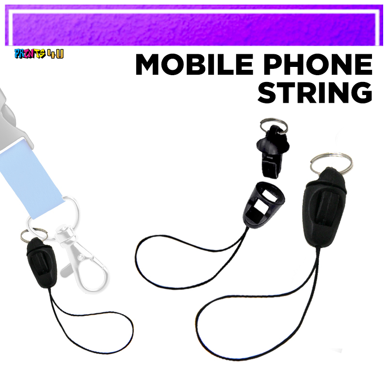Black Mobile Phone String 100pcs per Pack | Shopee Philippines