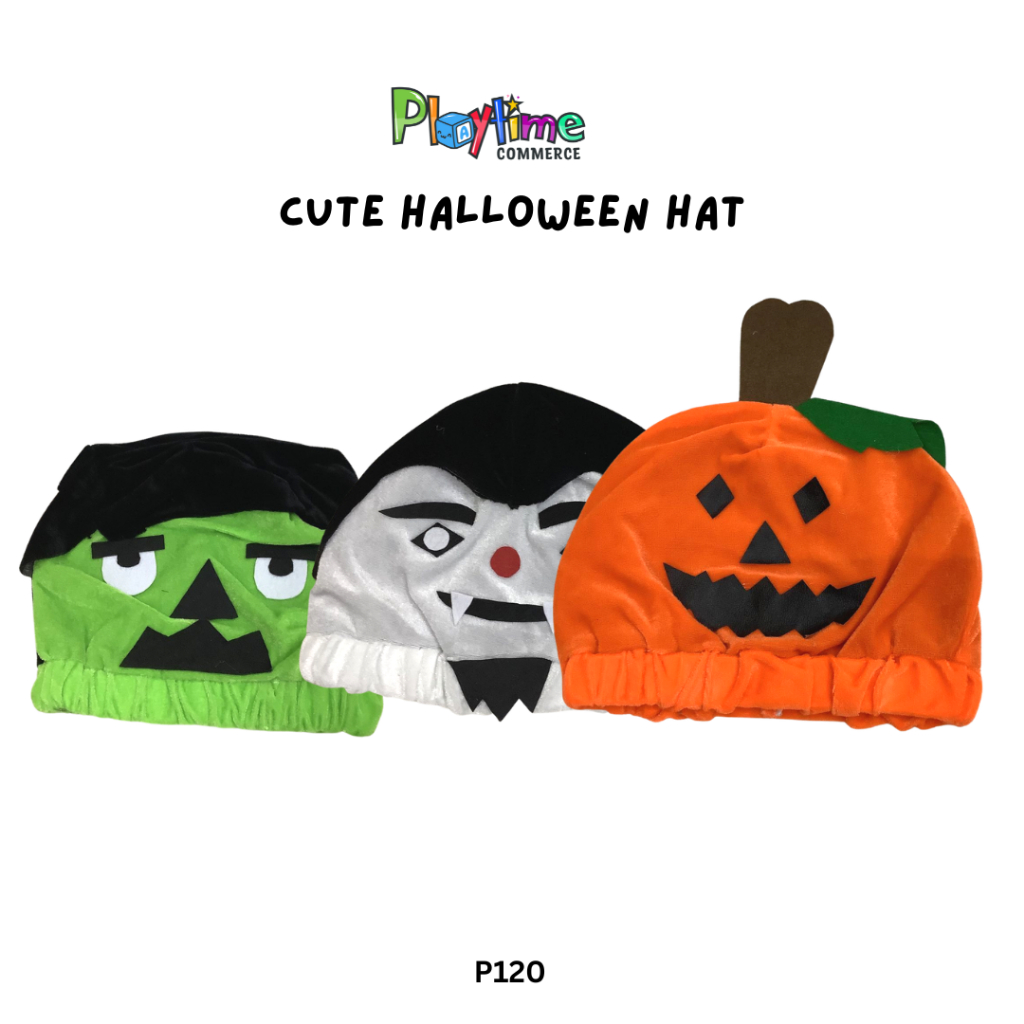 Halloween Cute Hats Hulk Ghost Pumpkin Costume Party Hat | Shopee ...