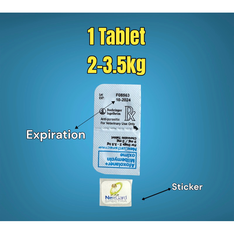 Nexgard & Spectra Chewable Tablet (Sold Per Tablet & Per Box) | Shopee ...