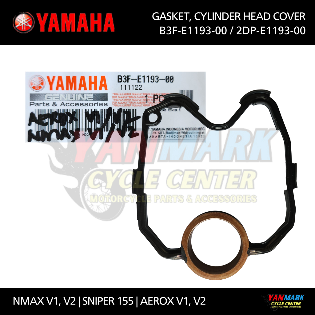 ORIGINAL YAMAHA - GASKET, CYLINDER HEAD COVER - NMAX V1, V2 | AEROX V1 ...