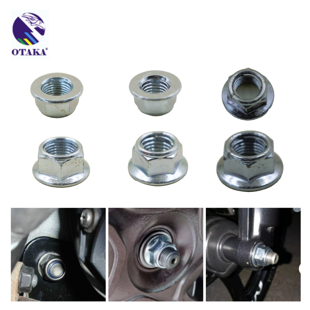 OTAKA MOTORCYCLE FLANGE NUT (JAPAN QUALITY) | Shopee Philippines