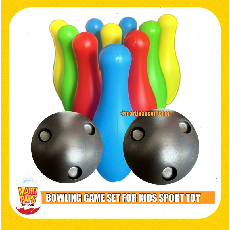 BIG BOWLING SET TOY FOR KIDS SPORT GAME TOYS | Shopee Philippines