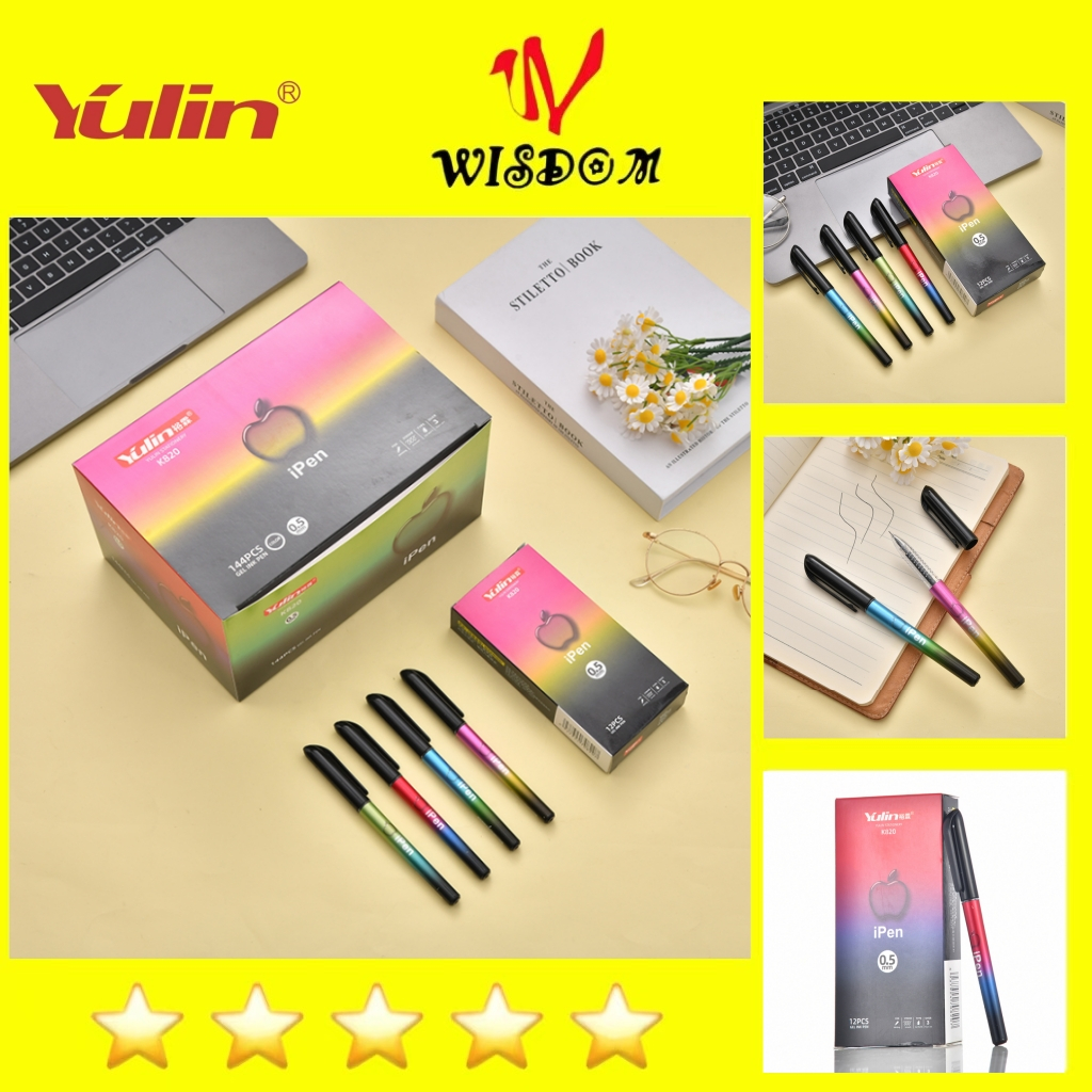 WISDOM YULIN K820 GEL PEN SCHOOL SUPPLIES/Giveaways | Shopee Philippines