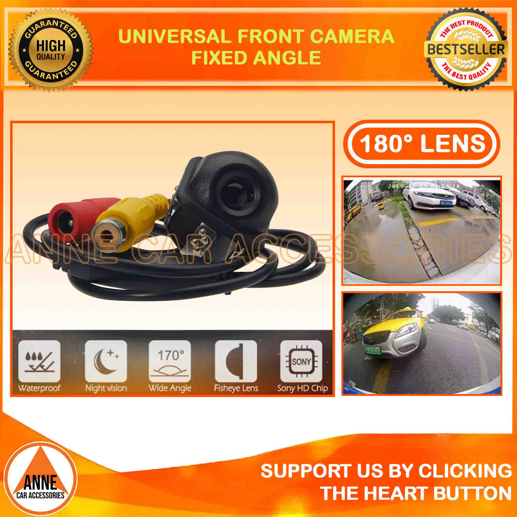 28mm 18.5mm Hole Type Fish Eye Fix Angle 8LED Universal Parking Camera ...