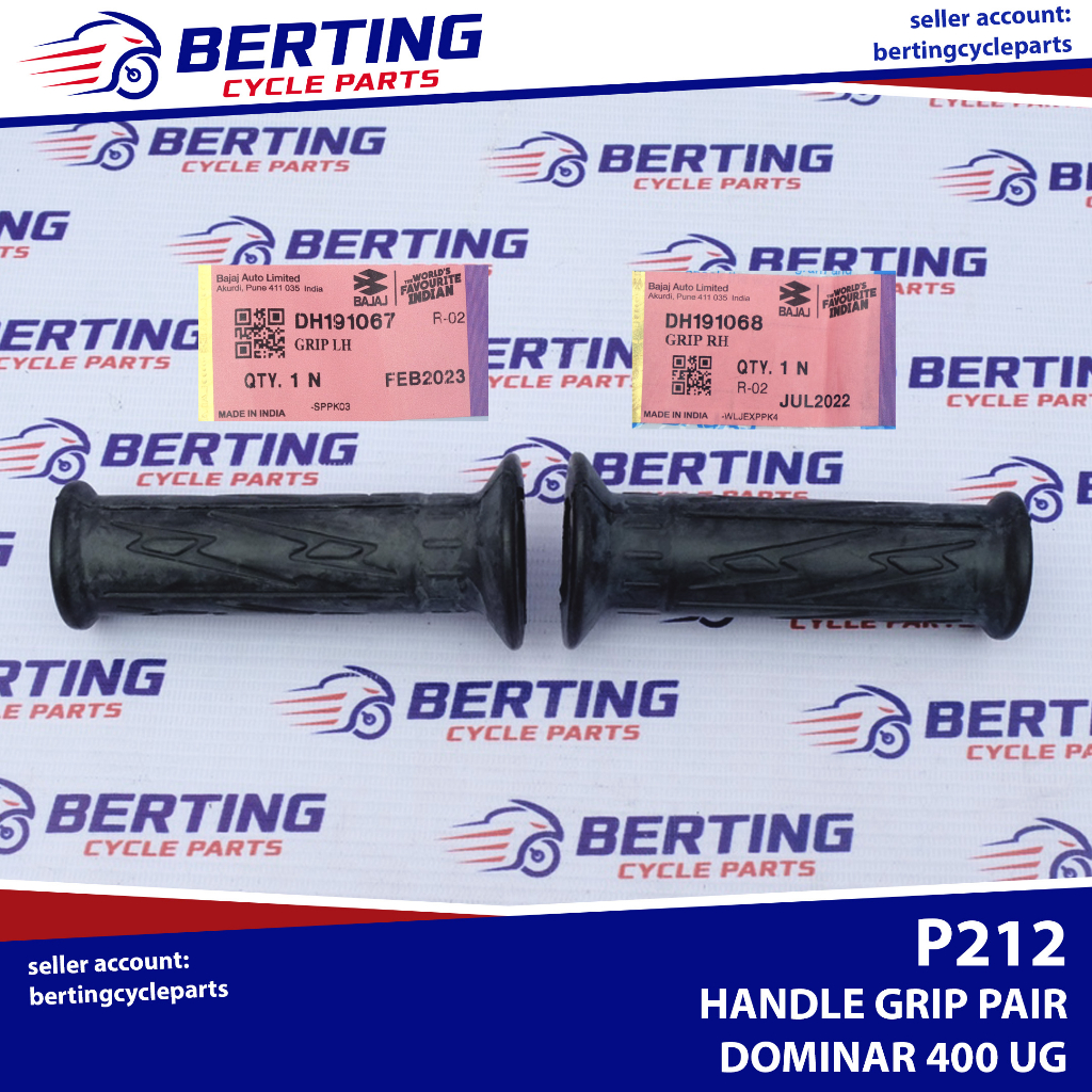 HANDLE GRIP Dominar 400 UG Genuine Bajaj DH191067 DH191068 | Shopee ...