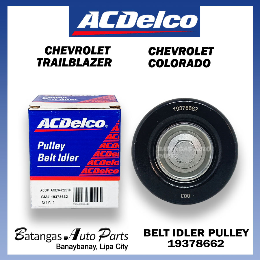 ACDELCO BELT IDLER PULLEY CHEVROLET COLORADO CHEVROLET TRAILBLAZER ...
