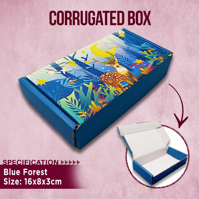 Colorful Carton box corrugated cardboard packaging Different colors and ...