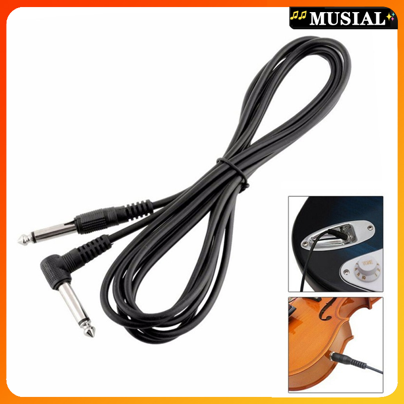 Electric Guitar Audio Cable Wire Cord Noise Reduction 3meter 6.5mm Jack ...