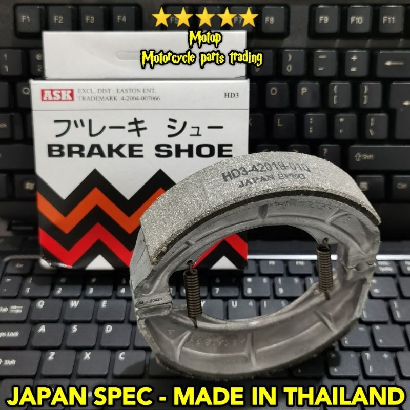 ASK BRAKE SHOE FOR HD3 - CT150 - CT125 - ROUSER135 - B1LP - JAPAN SPEC ...