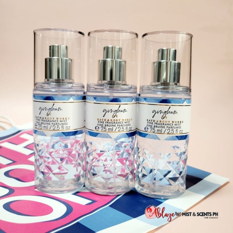 Travel Size GINGHAM Body Mist By Bath & Body Works | Shopee Philippines