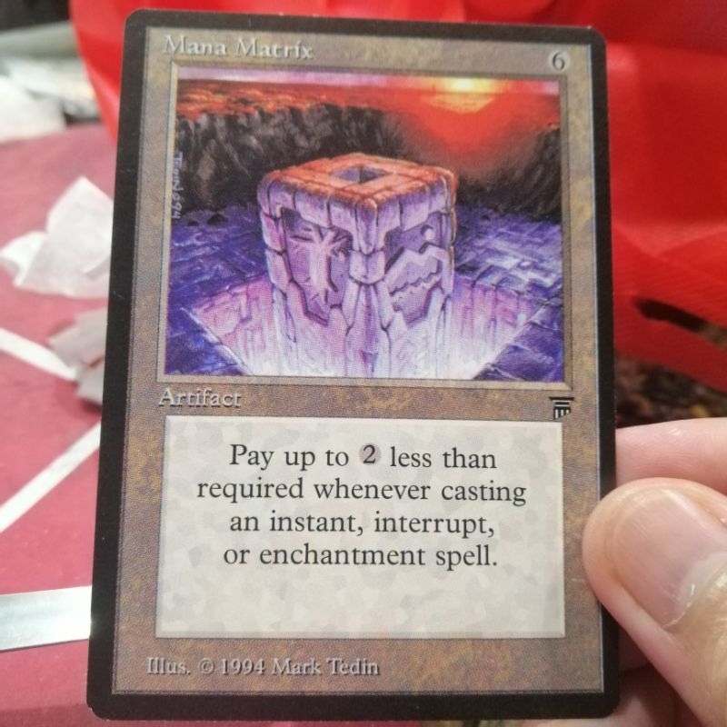 1 Mana Matrix Legends reserve list MTG card magic the gathering ...