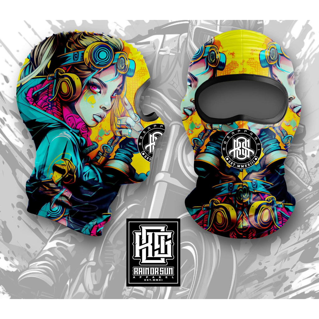 ROS B12 BALACLAVA full sublimation high quality fabrics full mask bonet ...
