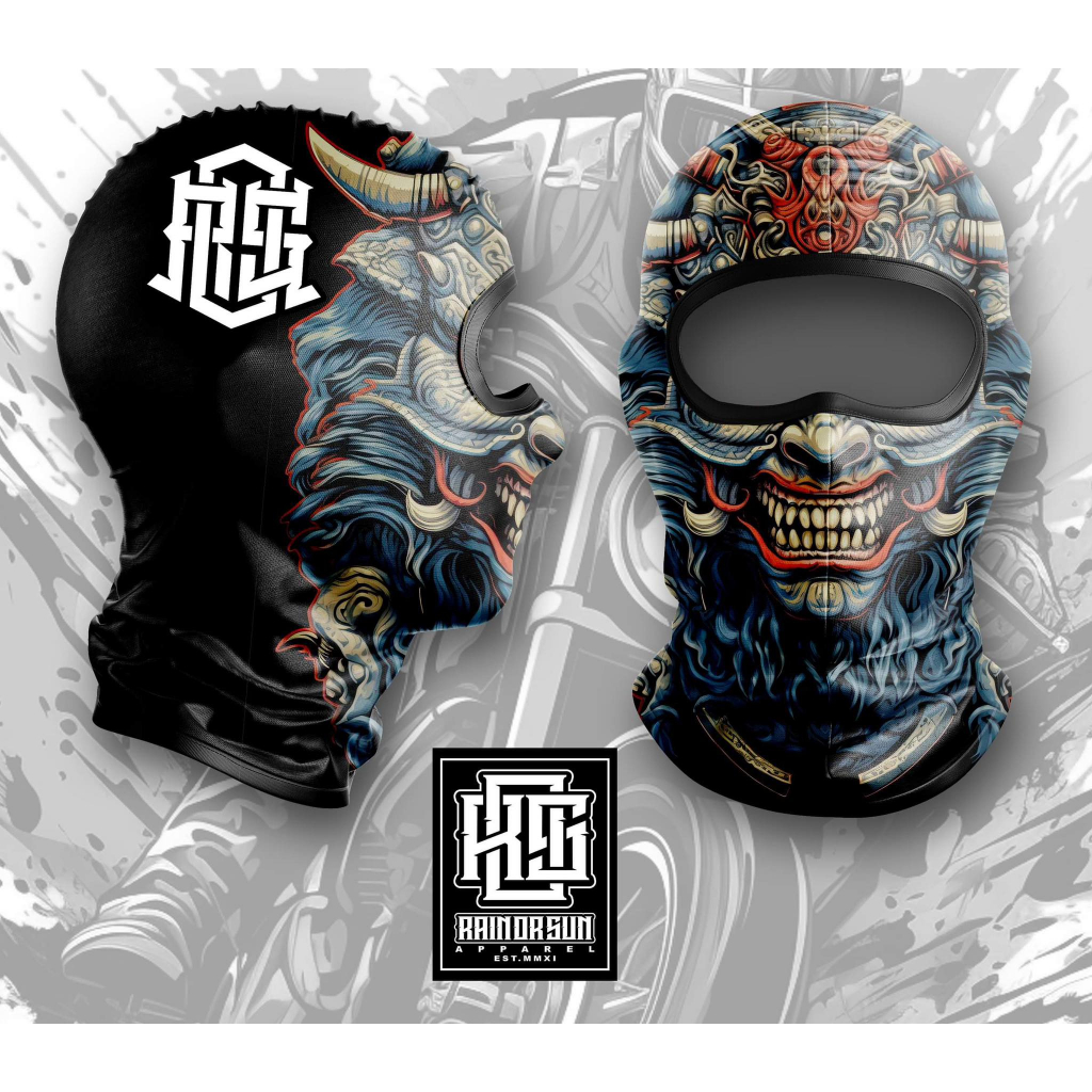 DEMON B02 BALACLAVA full sublimation high quality fabrics full mask ...
