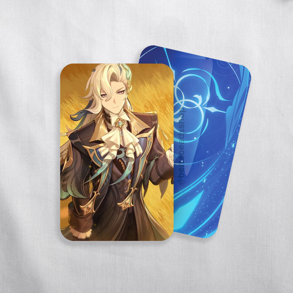 Genshin Impact Photocards - NEUVILLETTE Textured Photocards Front and ...