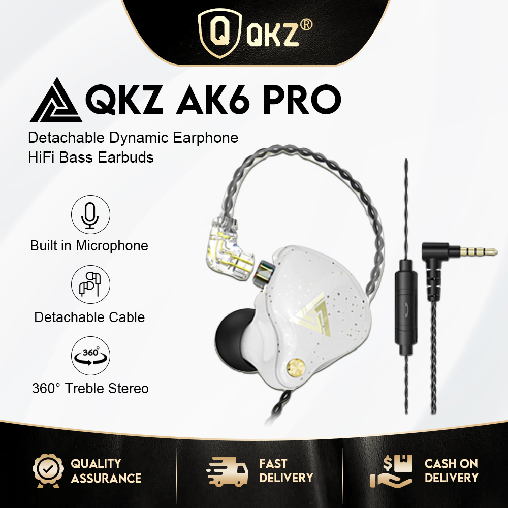 QKZ 1DD HIFI Bass Earphone Sport Noise Cancelling Headset with ...