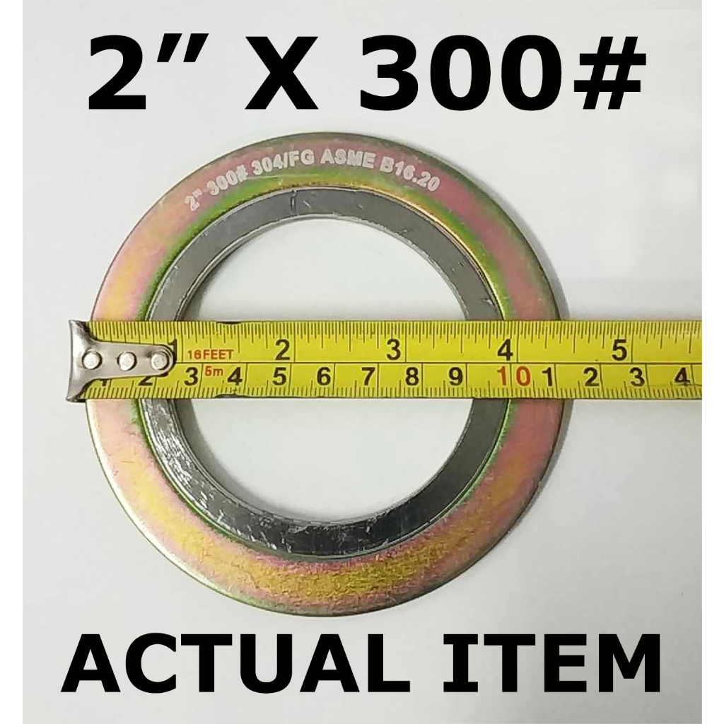 FLEXITALLIC GASKET 2" X 300# SPIRAL WOUND GASKET 304/FG ASME B16.20