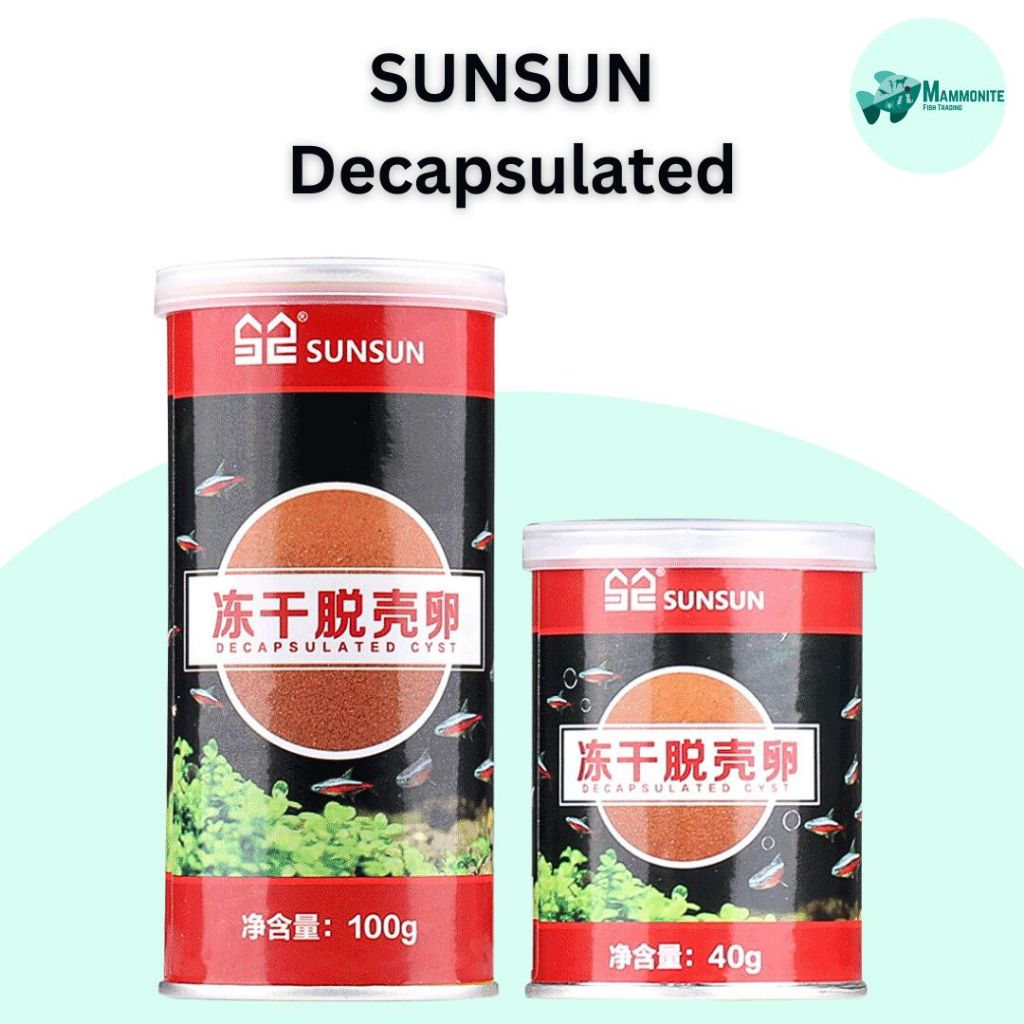 Sunsun Decapsulated Brine Shrimp Cysts 100 Grams Fish Fry Food SL-03 SL ...