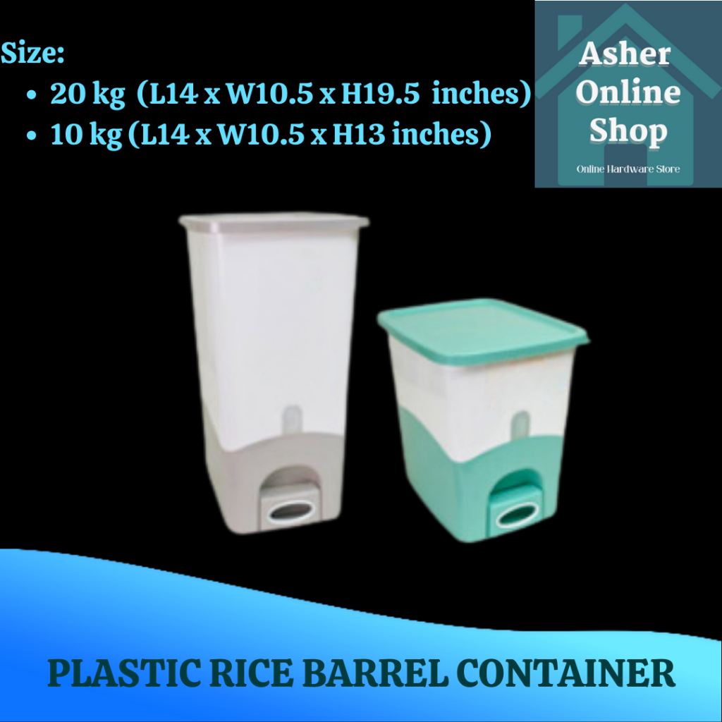 PLASTIC RICE BARREL CONTAINER | Shopee Philippines