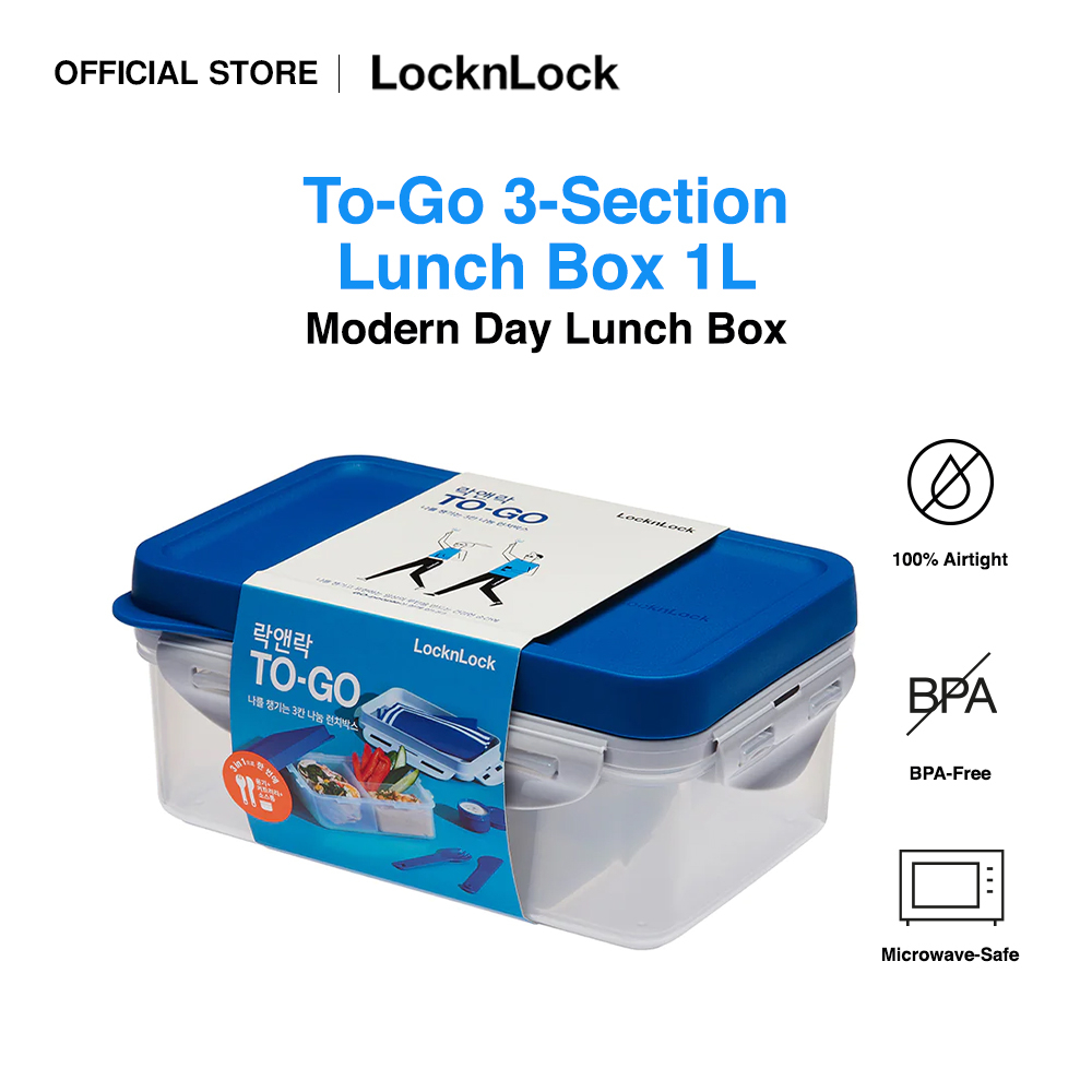 LocknLock To-Go Modern Airtight Lunch Boxes | | Bento Box for Kids and ...