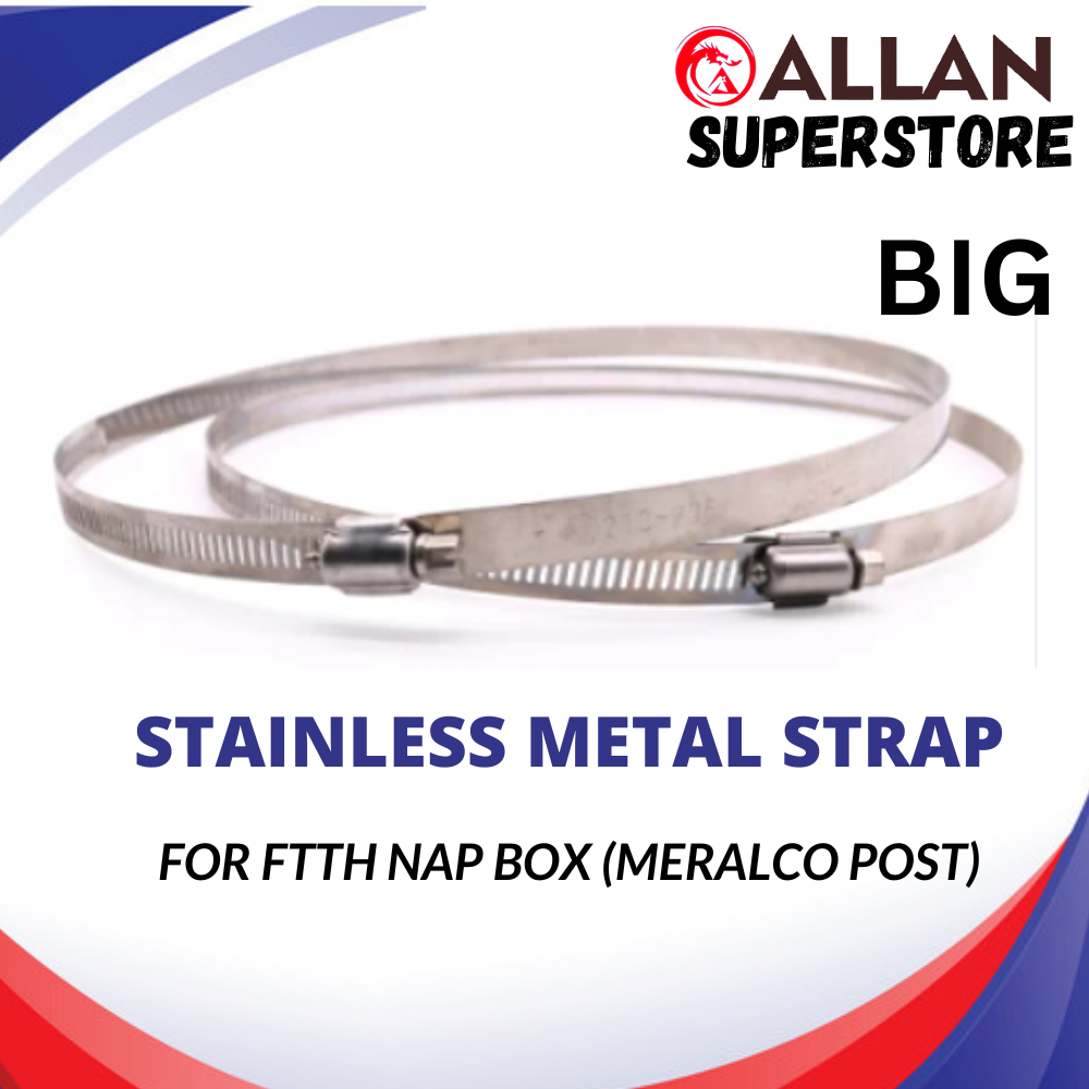 Allan Superstore Stainless Pole Strap For Fiber | CCTV | POLE STRAP ...