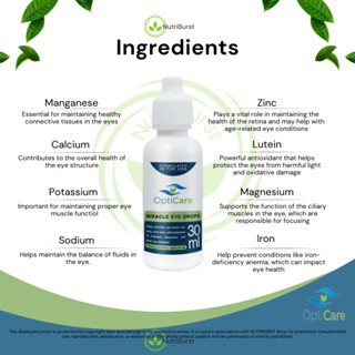 Opticare Miracle Eye Drops with Lutien 30 ml Original for Eye Care ...