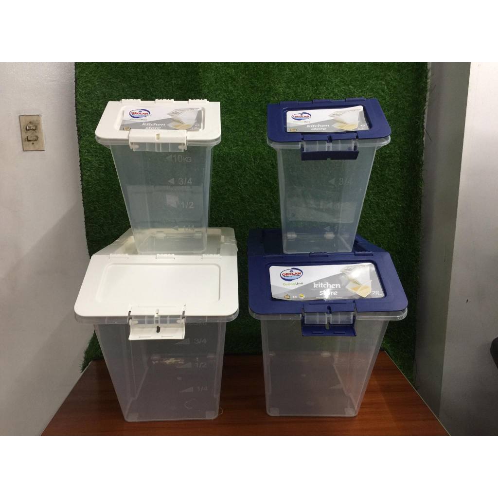 kitchen RICE STORAGE Orocan rice dispenser (Lagayan ng Bigas)/food ...