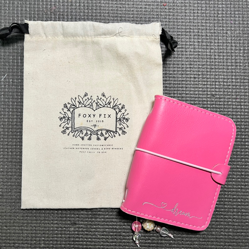 Destash - Foxy Fix Micro TN Travelers Notebook Pink Holographic Dream | Shopee Philippines