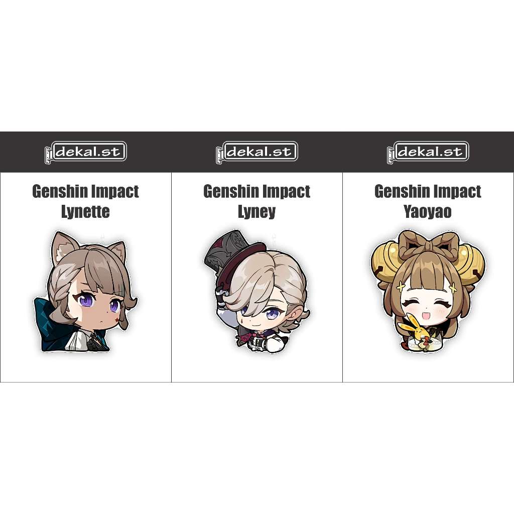 Genshin impact Lynette Lynette Yaoyao Acyrlic ref magnet phonegrip ...