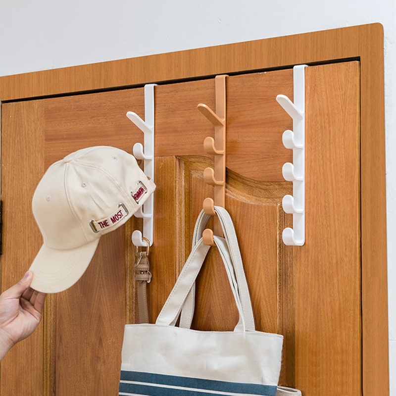 Multifunctional Long Row Of Hooks Wardrobe Hook Behind The Door Saving ...