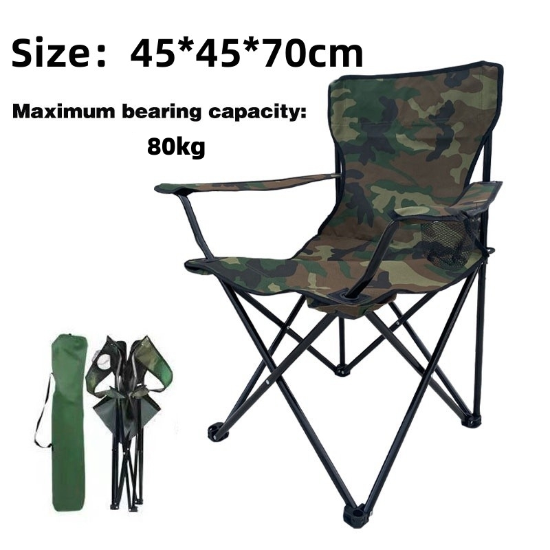 【COD】Camping Chair Heavy Duty Folding Chair Portable Outdoor Folding ...