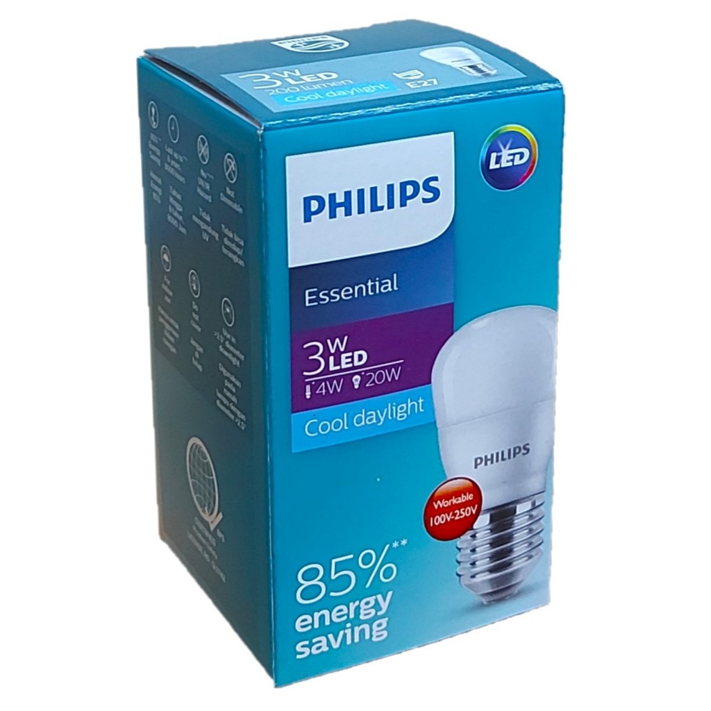 Philips Essential LED Light Bulb - 3W/5W/7W/9W/11W/13W | Shopee Philippines