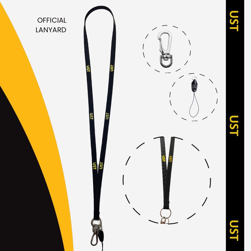(BEST SELLER) UNIVERSITY LANYARD MINIMALIST UPGRADED HOOK 2CM LONGER ID ...